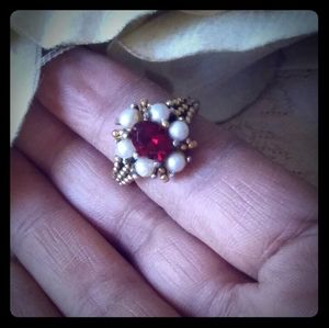 Avon | Jewelry | Vintage Avon Roseglow Ring | Poshmark
